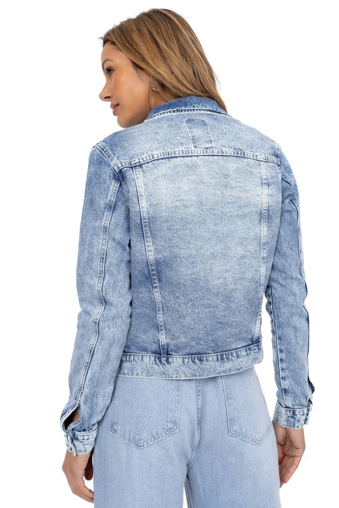 Jaqueta Cropped Feminina Girl PowerN